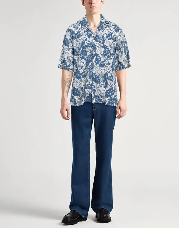 LARDINI Shirt Size Cotton - Blue