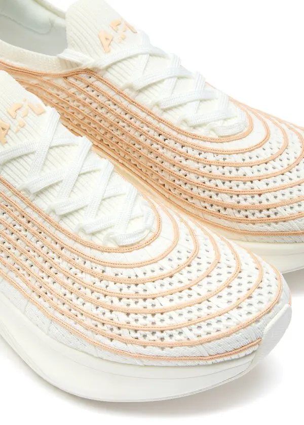 Apl Techloom Zipline Knitted Sneakers - Ivory