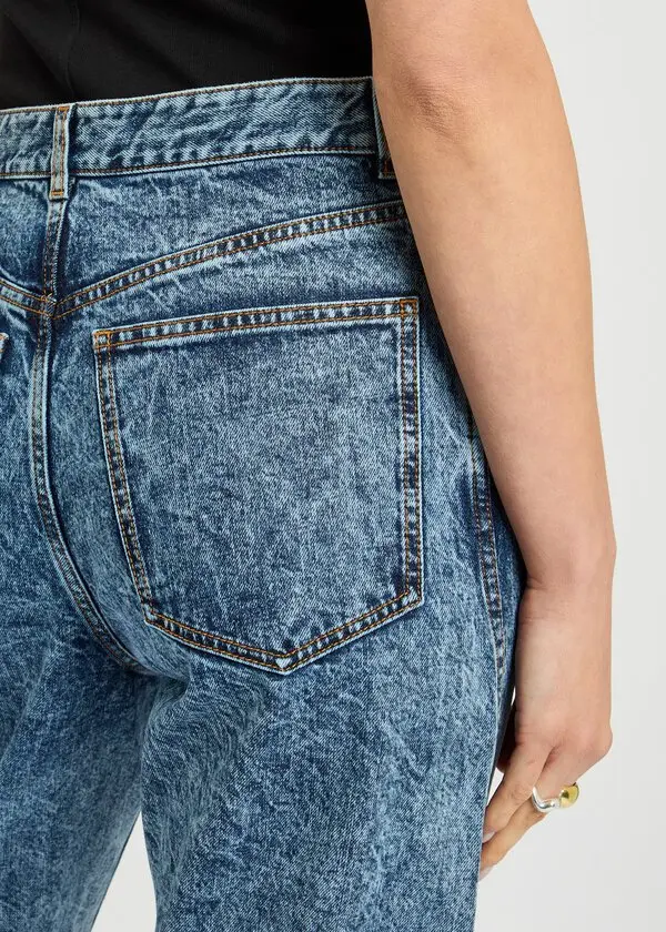 Alaïa Twisted Straight-leg Jeans