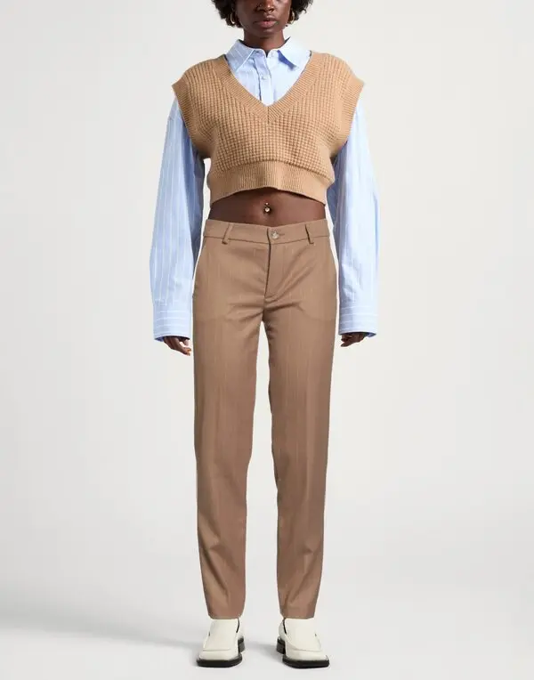 MANILA GRACE Pinstriped Tapered Pants