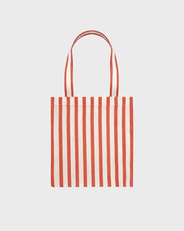 Vilebrequin Striped Linen Tote Bag - Beige