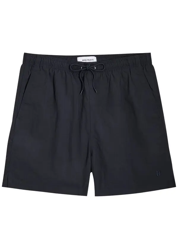 Norse Projects Hauge Shell Swim Shorts - Navy
