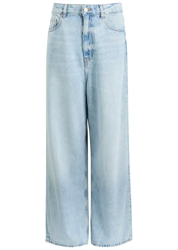 GANNI Wide-leg Jeans - Denim