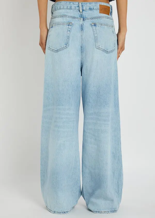 GANNI Wide-leg Jeans - Denim
