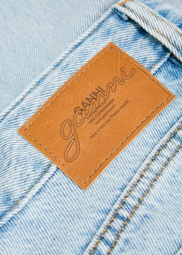 GANNI Wide-leg Jeans - Denim