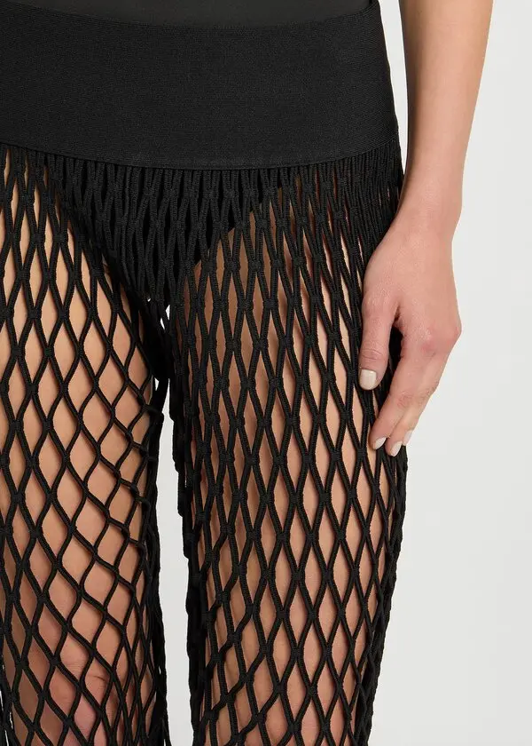 Alaïa Open-knit Stretch-jersey Trousers