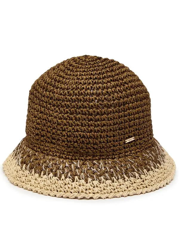 Eugenia Kim Bailey Straw Bucket Hat - Olive