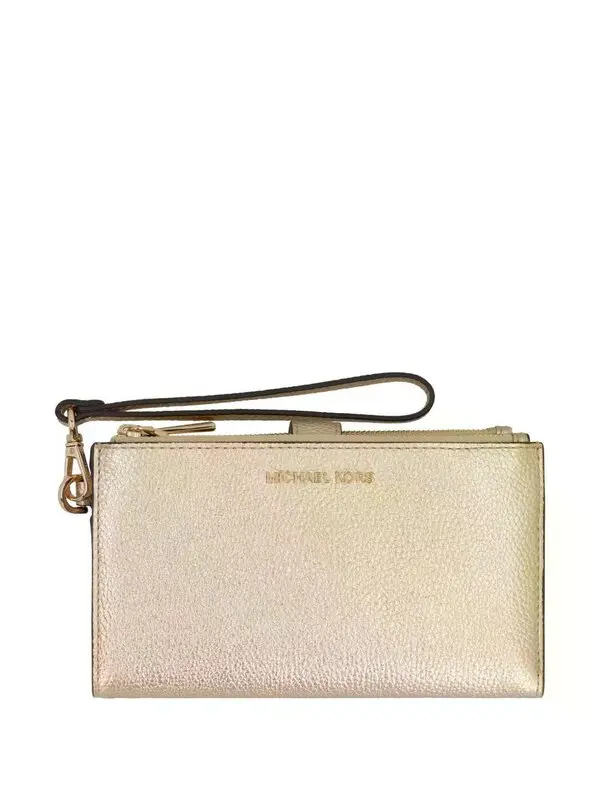 Michael Kors Adele Double Zip Wristlet - Gold
