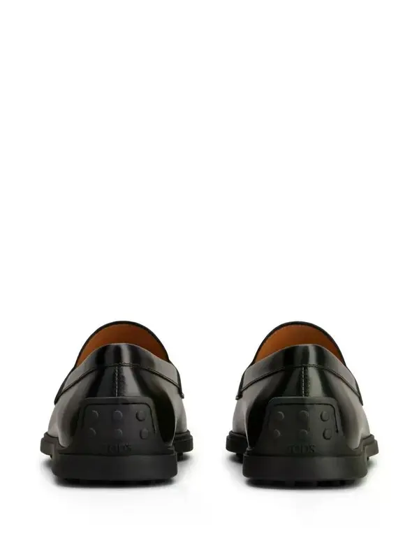 TOD'S Leather Loafers - Black