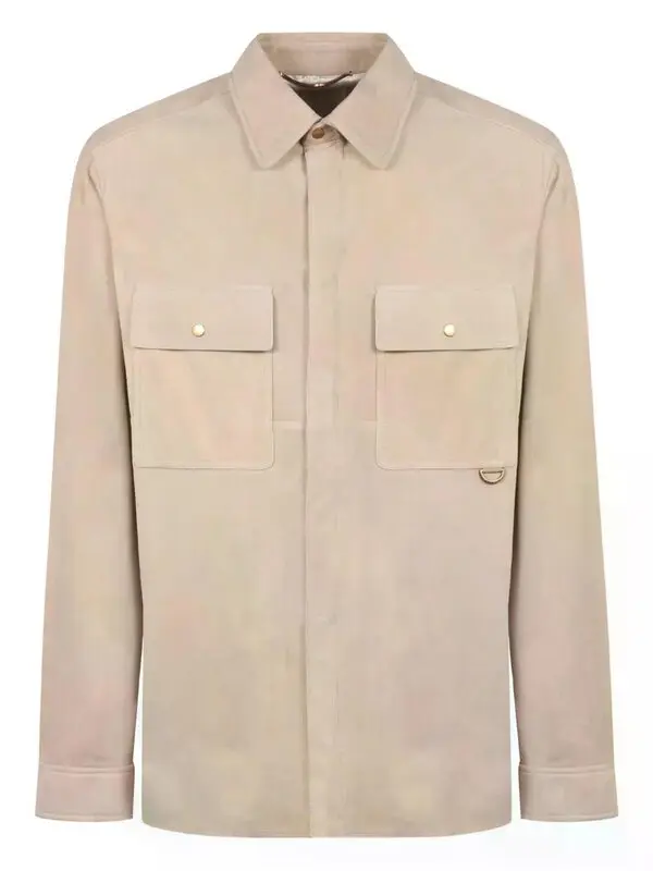 Agnona Suede Shirt