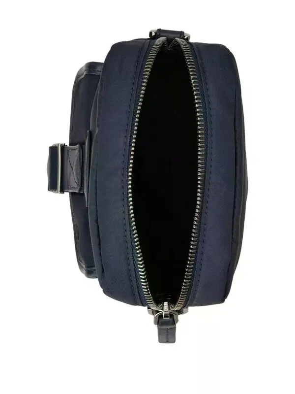 TOD'S Logo-appliqué Messenger Bag - Blue