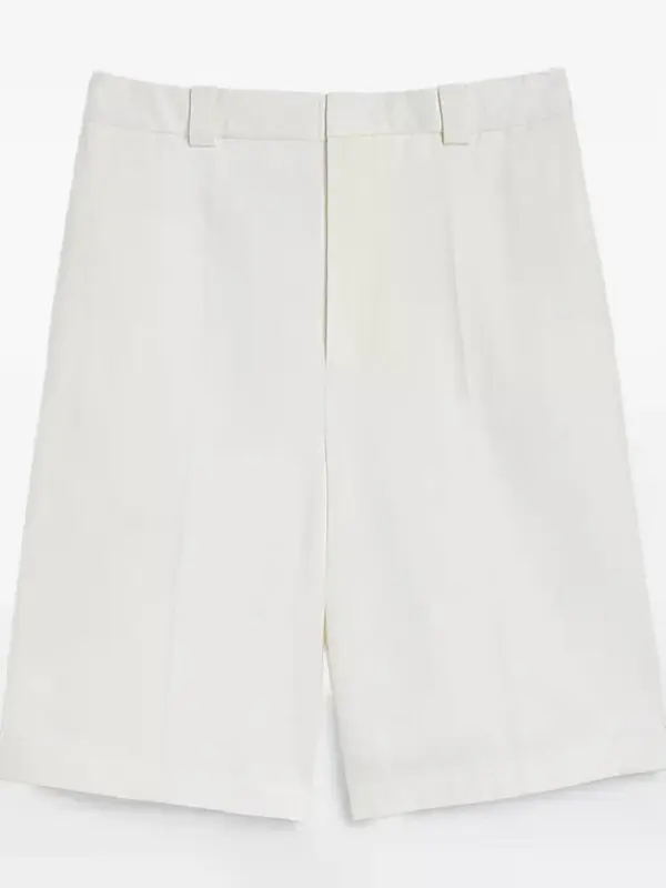 JIL SANDER Cotton Belted Shorts