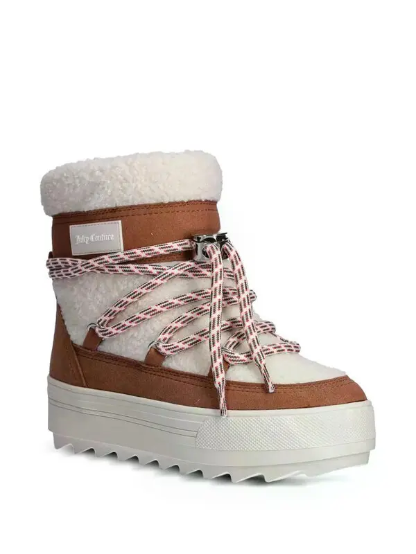 Juicy Couture Platform Lace-up Snow Boots