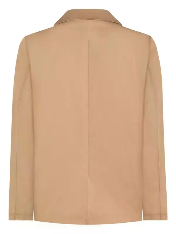 Herno Double-breasted Pea Coat - Neutrals