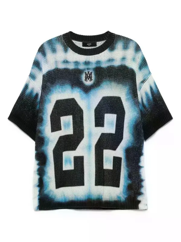 Amiri Tie-dye Knitted Sweater