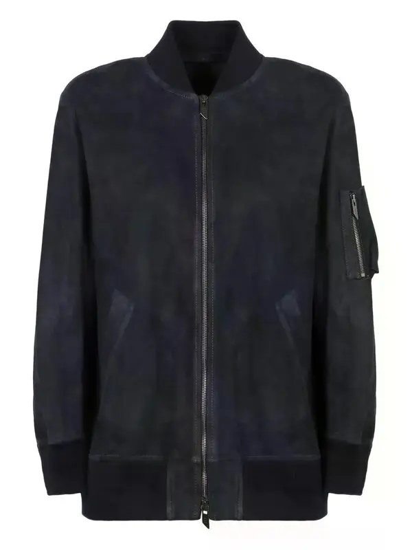 SALVATORE SANTORO Leather Bomber Jacket