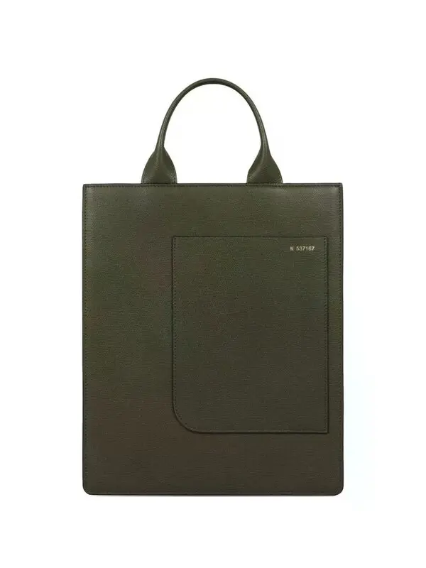 VALEXTRA Mini Boxy Tote Bag - Green