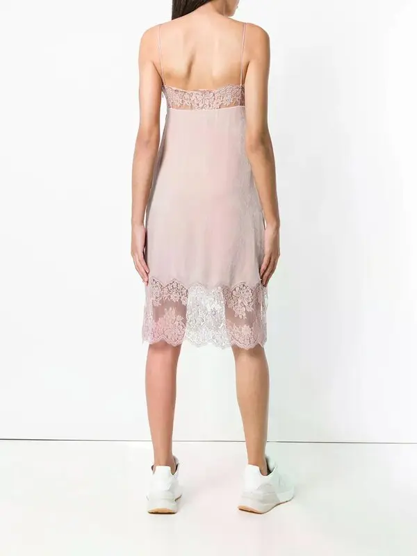 dry lace dresses Black Silk Short Sleeve Gown With Black Lace Details  Rodarte