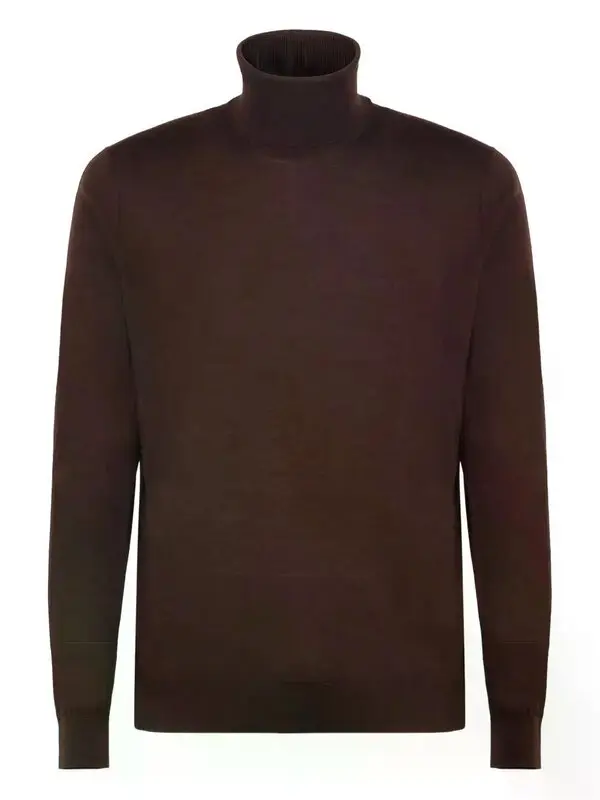 Kiton Wool Sweater - Brown