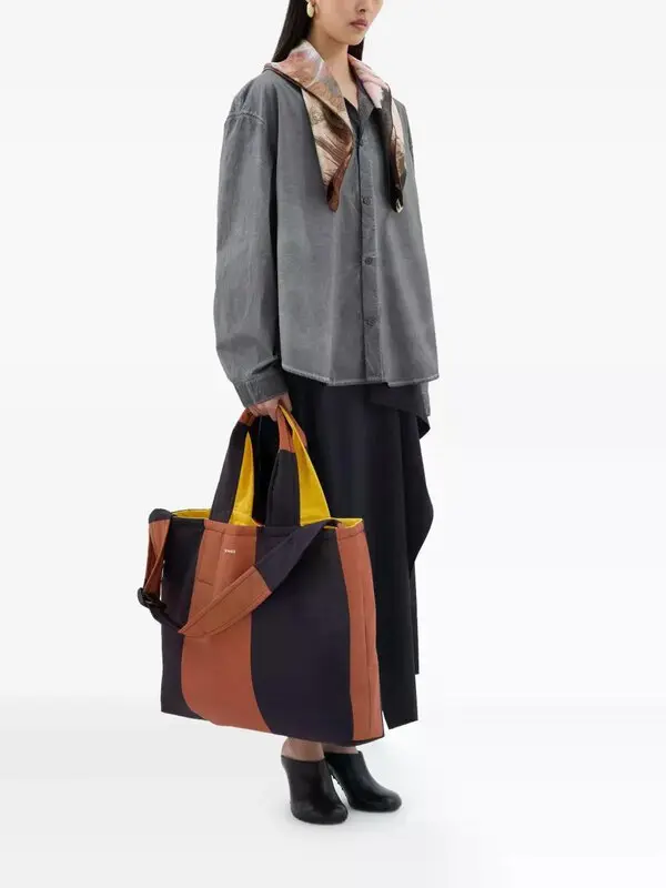 Sunnei Everyday Colour-block Tote Bag