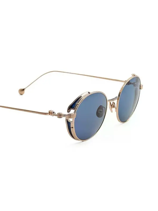 Matsuda Round-frame Sunglasses - Gold