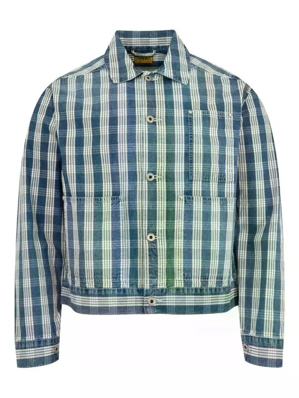 HUMAN MADE Check-print Shirt Jacket