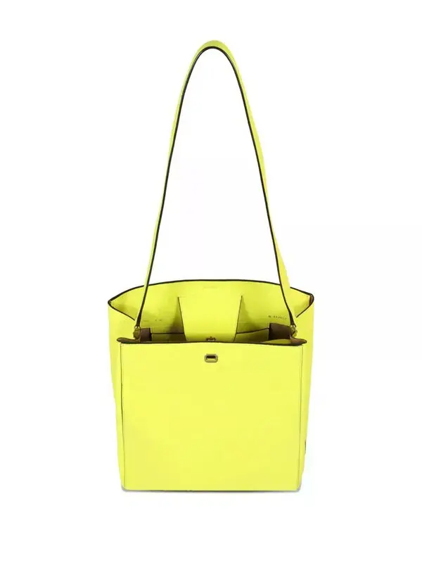 VALEXTRA Leather Cross Body Bag - Green
