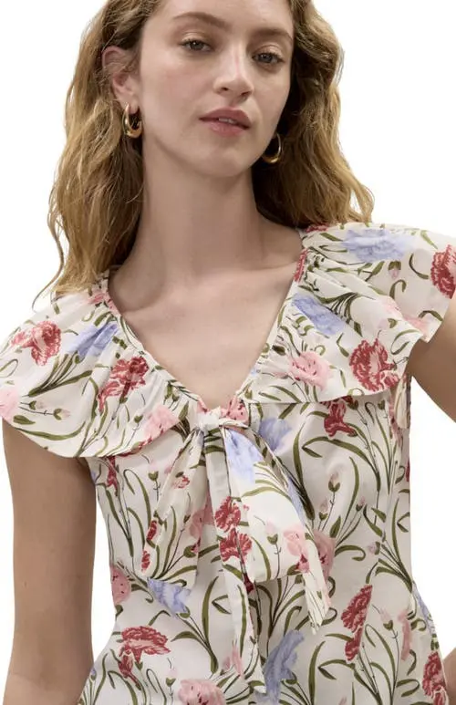 Rebecca Taylor Acosanti Floral Top