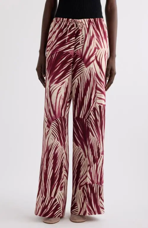 Dries Van Noten Printed Drawstring Pants