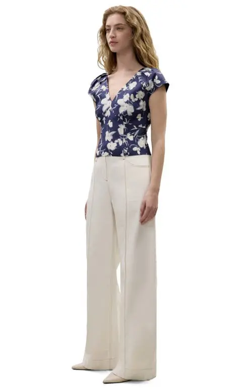 Rebecca Taylor Bea Linen Blouse