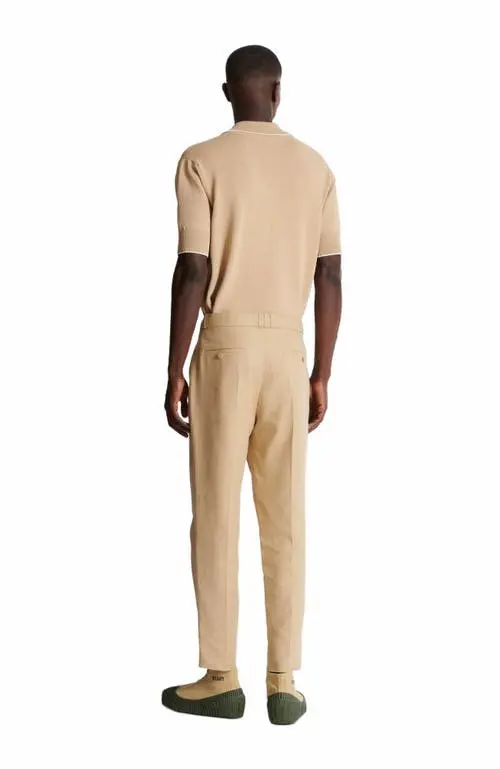 Balmain Straight-leg Tailored Canvas Trousers