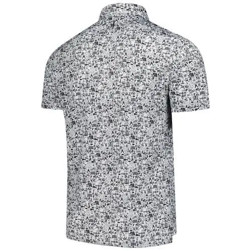 Johnnie-o White Pittsburgh Penguins Slapshot Polo