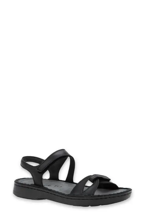Naot Evora Sandal - Jet Black Leather