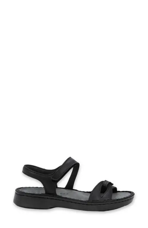Naot Evora Sandal - Jet Black Leather