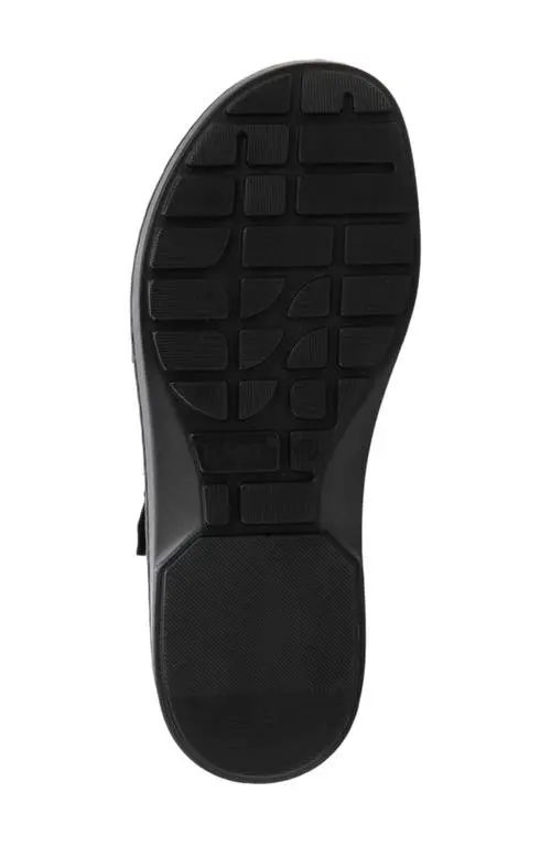 Naot Evora Sandal - Jet Black Leather