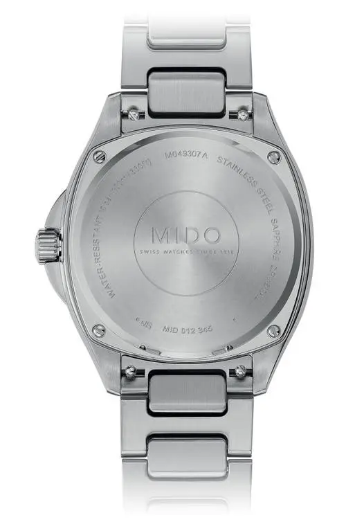 MIDO Multifort Square Automatic Bracelet Watch - Blue