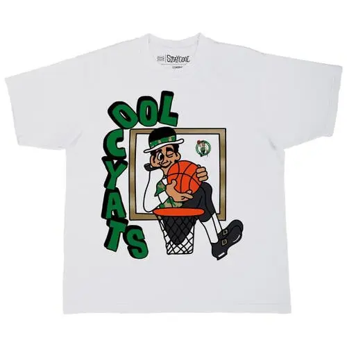 STADIUM ESSENTIALS Boston Celtics Nba X Staycool Mascot Oversized T-shirt