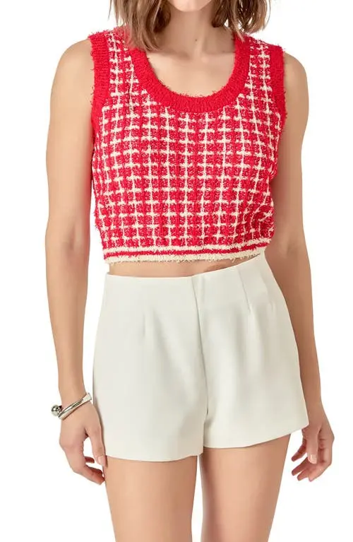 Endless Rose Knit Crop Top