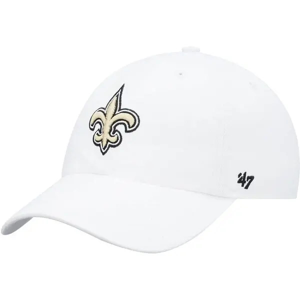 '47 New Orleans Saints Clean Up Adjustable Hat - White