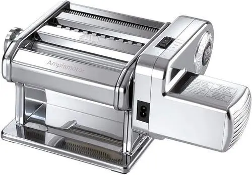 MARCATO Ampiamotor 110v Pasta Machine, Made In Italy - Silver