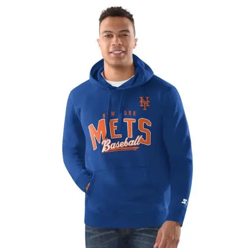 STARTER New York Mets Classic Pullover Hoodie