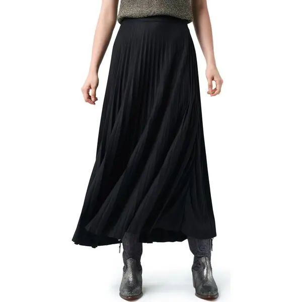 VELEZ Pleated Knit Skirt