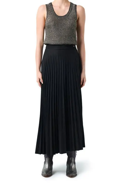VELEZ Pleated Knit Skirt