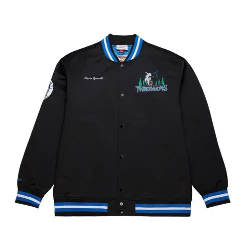 Mitchell & Ness Kevin Garnett Timberwolves Nba Legends Satin Jacket