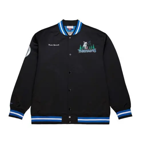 Mitchell & Ness Kevin Garnett Timberwolves Nba Legends Satin Jacket