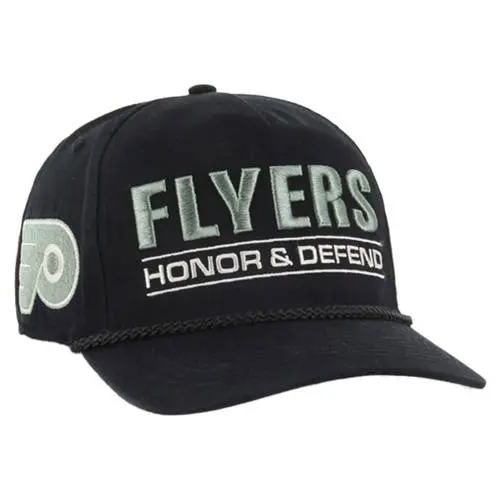 '47 Philadelphia Flyers Oht Hitch Adjustable Hat - Black