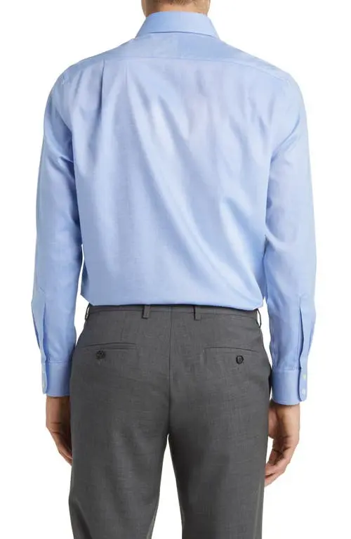 CHARLES TYRWHITT Non-iron Royal Oxford Shirt - Blue
