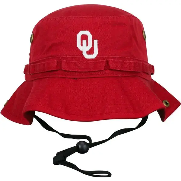 Top Of The World Oklahoma Sooners Angler Bucket Hat - Cardinal