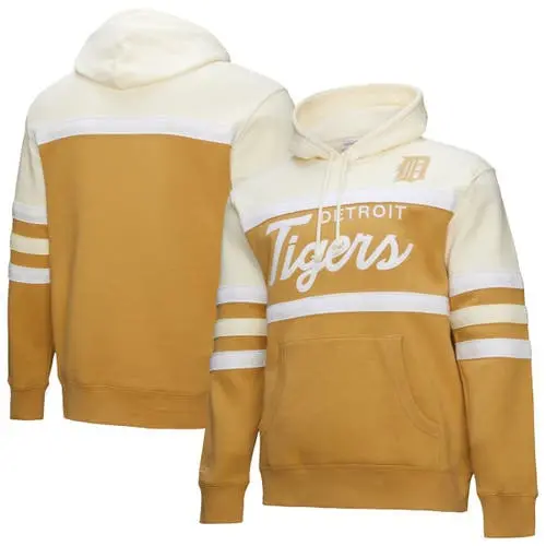 Mitchell & Ness Detroit Tigers Head Coach Pullover Hoodie