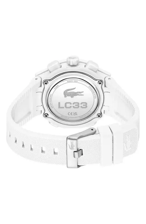 Lacoste Silicone Strap Watch - Carnation Gold